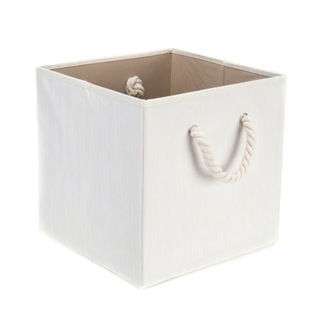 SHTKUYING Pack of 1 Foldable Storage Box, 32 x 32 x 32 cm, Basket ...