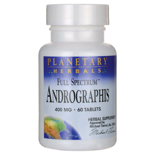 Planetary Formulas Planetary Herbals Full Spectrum Andrographis, 60 ea ...