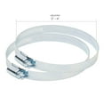 (4 pack) Deflecto 4" Metal Worm Drive Clamps, 2 Pk MCX4/6 - Walmart.com