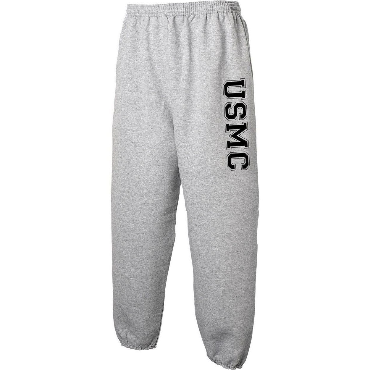 USMC Athletic Marines Military Style Sweat Pants in Gray - Walmart.com