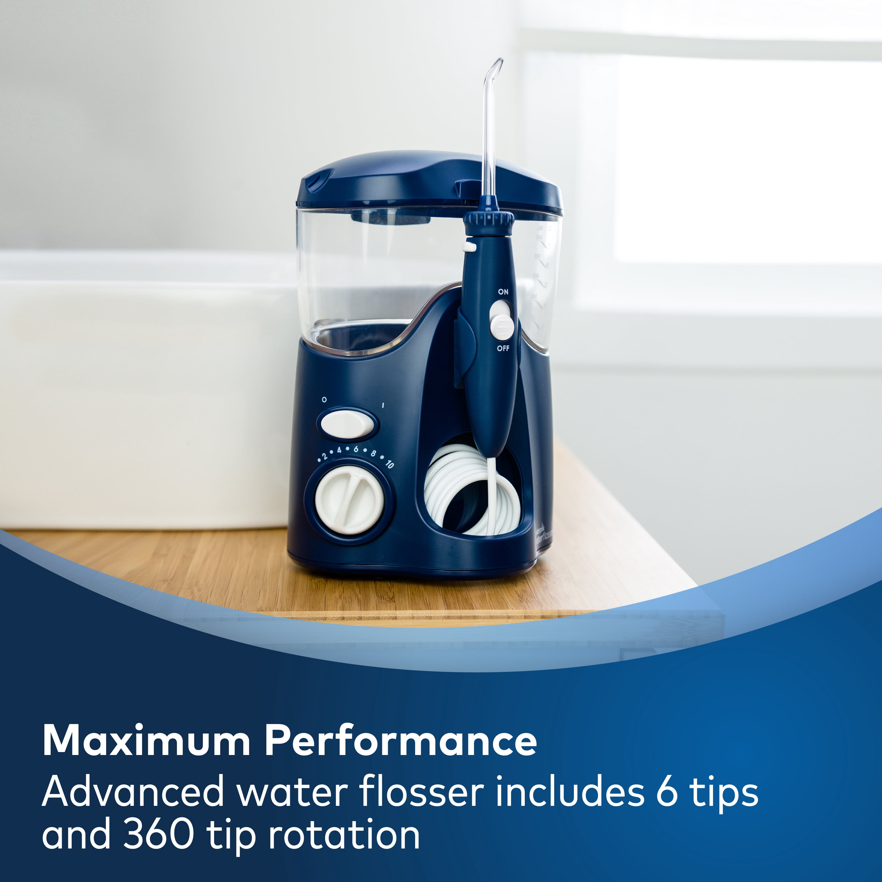 Waterpik Ultra Countertop Water Flosser Oral Irrigator, Blue Best Deals ...