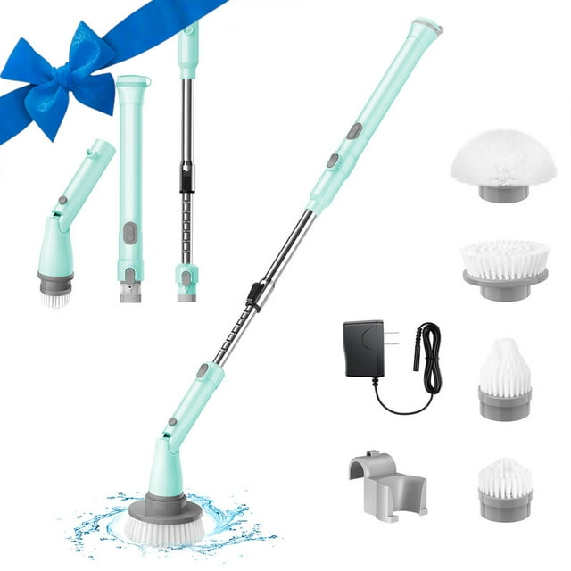 Homitt Electric Spin Scrubber Mother's Day, 350RPM, Cordless Bathroom ...