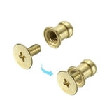 5mm Ball Head Stud Rivets Screw Back, 60Pack Button Nipple Rivet 4 ...