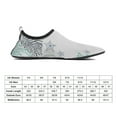 Abstract Marine Life Pattern Water Shoes Beach Slip-on Shoes for Men ...