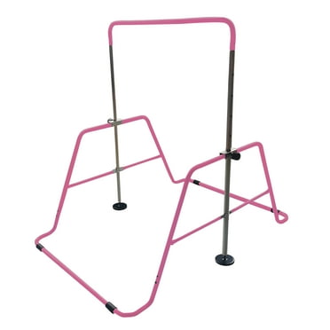 Safly Fun Gymnastics Bar for Kids, Height Adjustable Junior Training ...