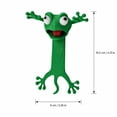 3D Stereoscopic Frog Bookmark Creative Cartoon Animal Design Book Clip ...