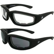 RoadMaster Convertible Sunglasses, Black Frame, Photochromatic Lenses ...