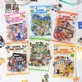 30 Sheets Adorable Cartoon Sticker Waterproof Adhesive PET Sticker For ...