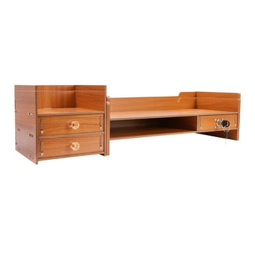 Kokiya Monitor Stand Riser Computer Heightened Shelf Desktop Organizer ...