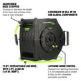 Flexzilla® Pro Retractable Air Hose Reel with Levelwind Technology, 3/8 ...