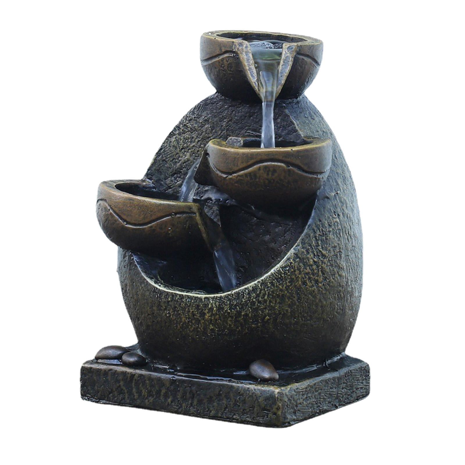 Click here for Tnarru Electric Indoor Tabletop Water Fountain Res... prices