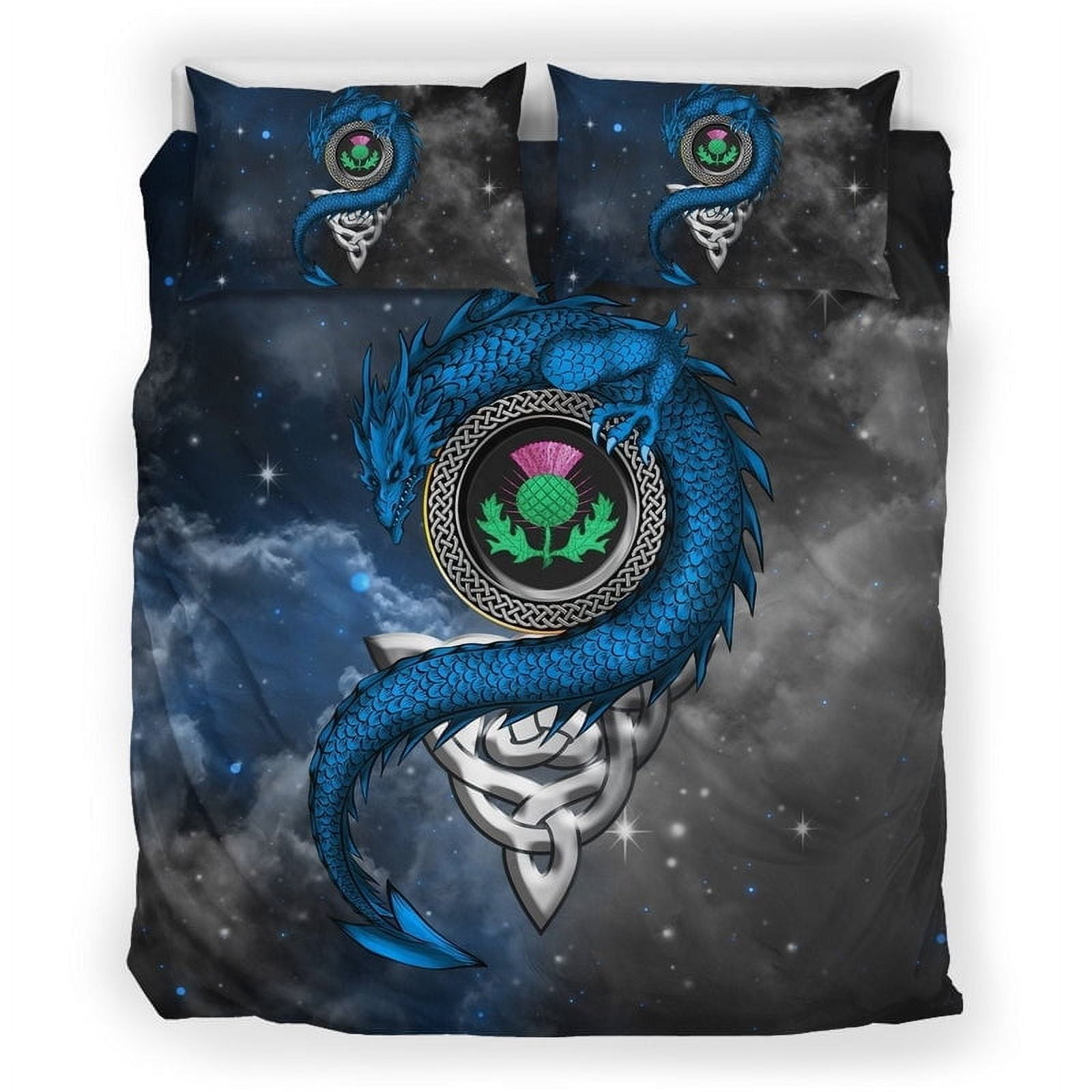 Escocia Celtic Bedding Set - Dragon & Thistle With Celtic | Walmart en ...