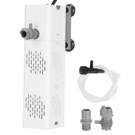 Aquarium Filter Box, Aquarium Water Pump Filter Low Noise Internal Fish ...