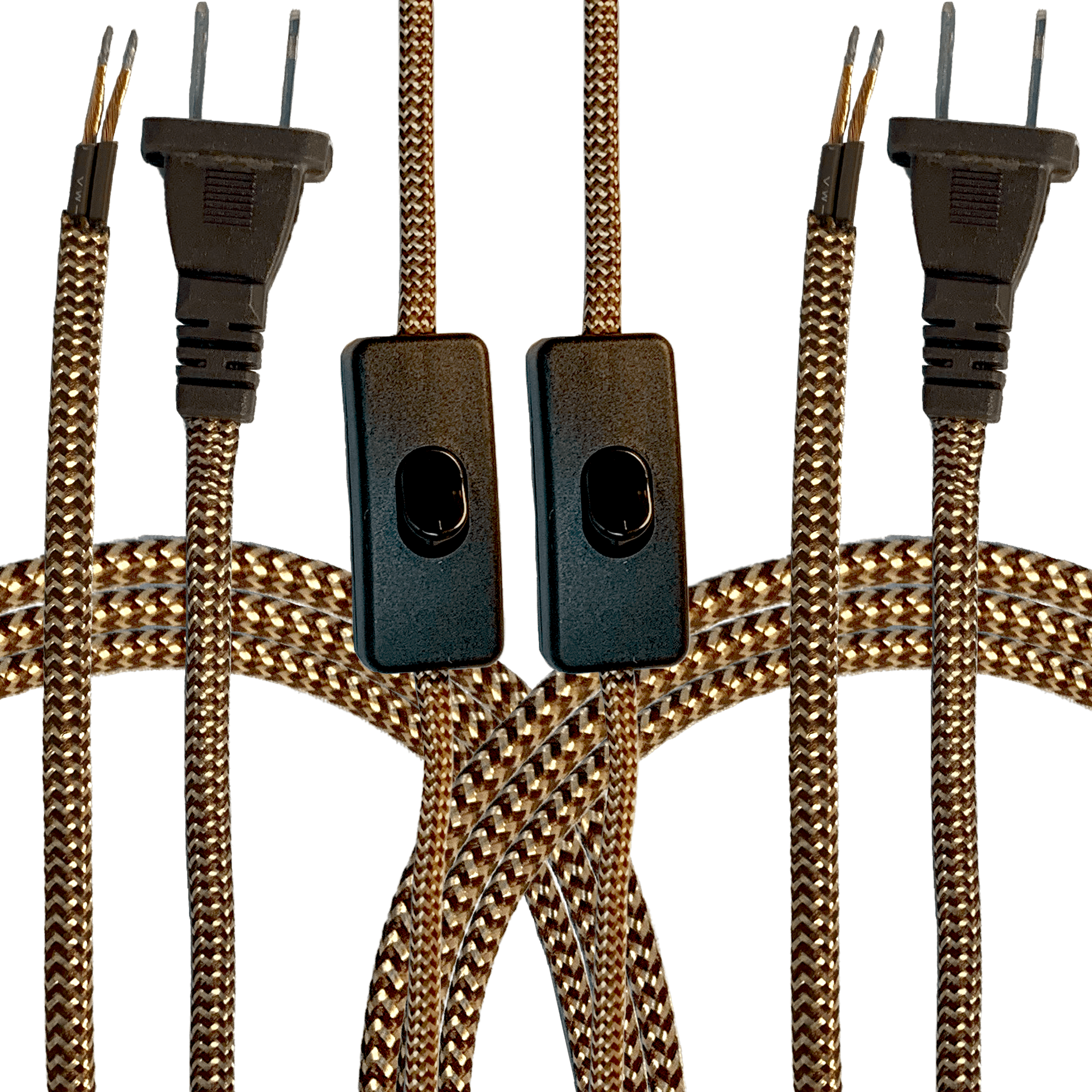 Royal Designs, Inc. Lamp Cord Molded Plug with Rotary Dimmer Switch ...