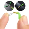 30Pcs Silicone Fishing Float Seat Copper Head Ball Bearing Fishes ...