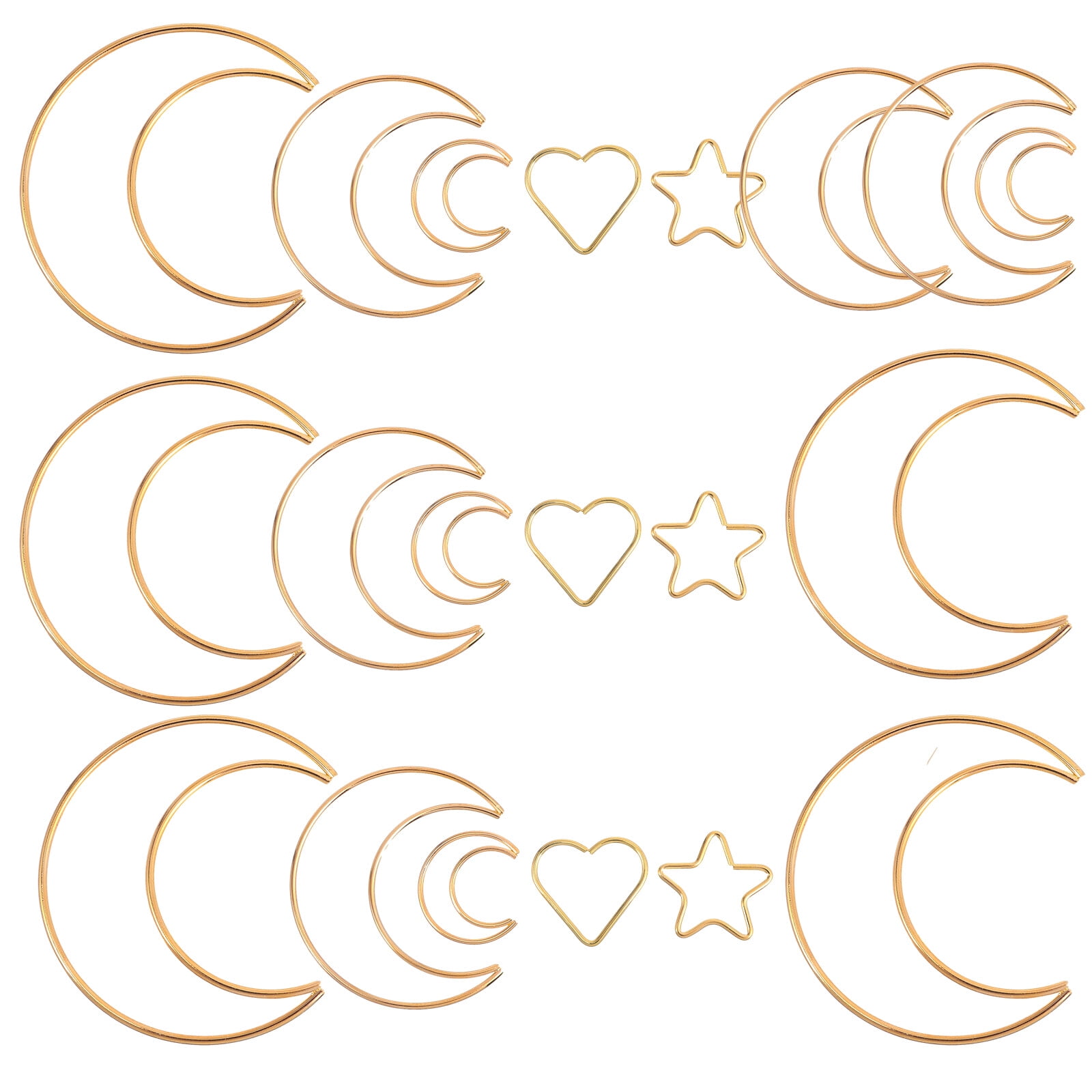 Click here for Masteelfca 20pcs Moon Dream Catcher Rings Metal Dr... prices