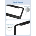 Ossuret Black Metal License Plate Frame, Durable Stainless Steel ...