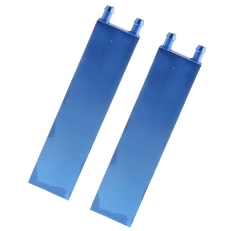2x CPU Cooling Block for CO2 Water Cool 40x160mm Blue - Walmart.ca