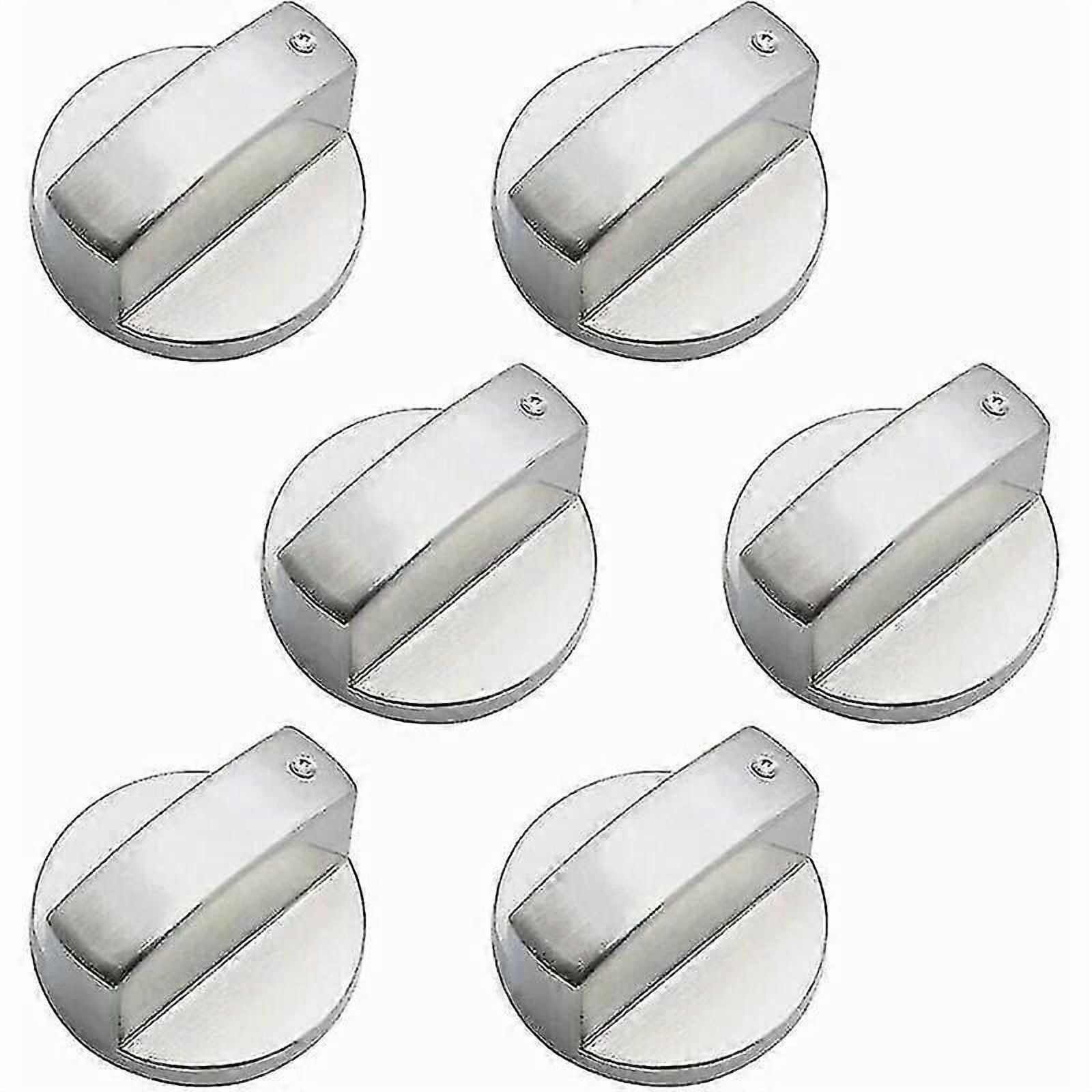 6 Pieces Universal Metal Control Knobs Gas Stove Knob 6mm Universal ...