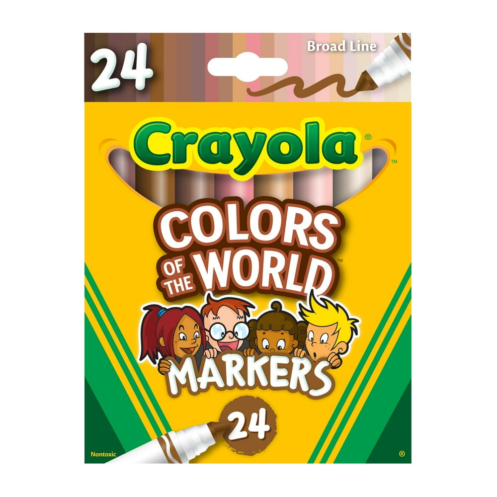 Crayola Colors Of The World color Set, 24-Colors - Walmart.com ...