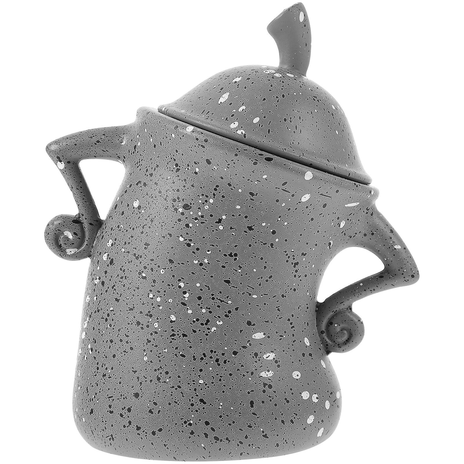 Canister With Attitude Decorative Storage Jar With Lid Kitchen Canister ...