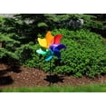 In the Breeze Rainbow Poly Petal Pinwheel Spinner, 12-Inch - Walmart.com