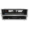 ProX X-8UE 8U Deluxe Effects Rack Case 14 In Deep Rail to Rail ...