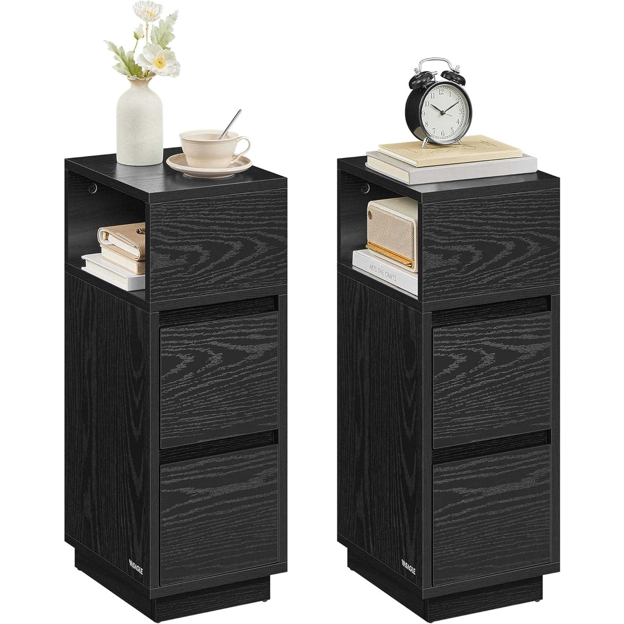 Click here for Nobrand Small Nightstands  Set Of 2  Narrow Side E... prices
