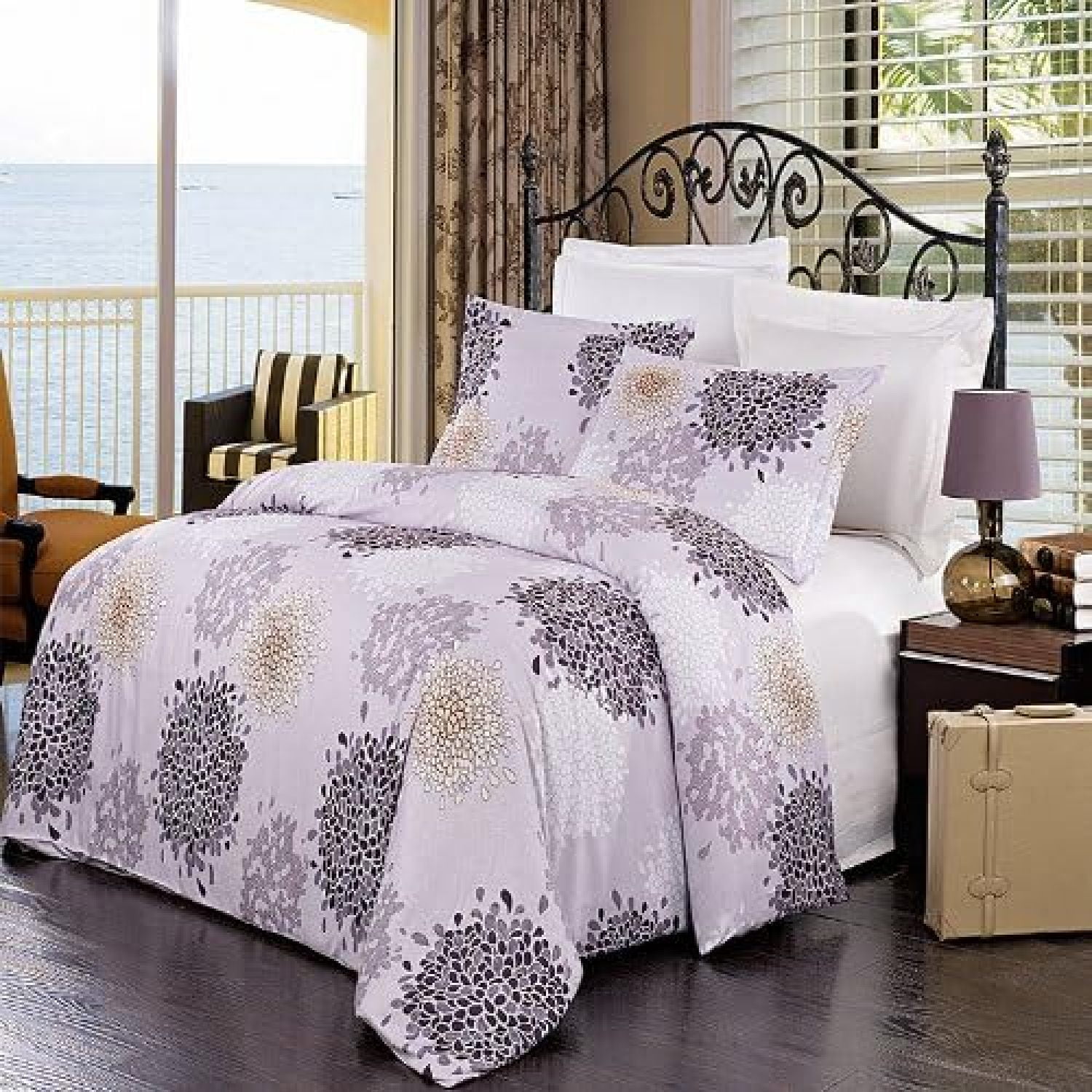 Fifi 3-Piece Full/Queen Comforter Cover (Duvet-Cover-Set) 100-Percent ...