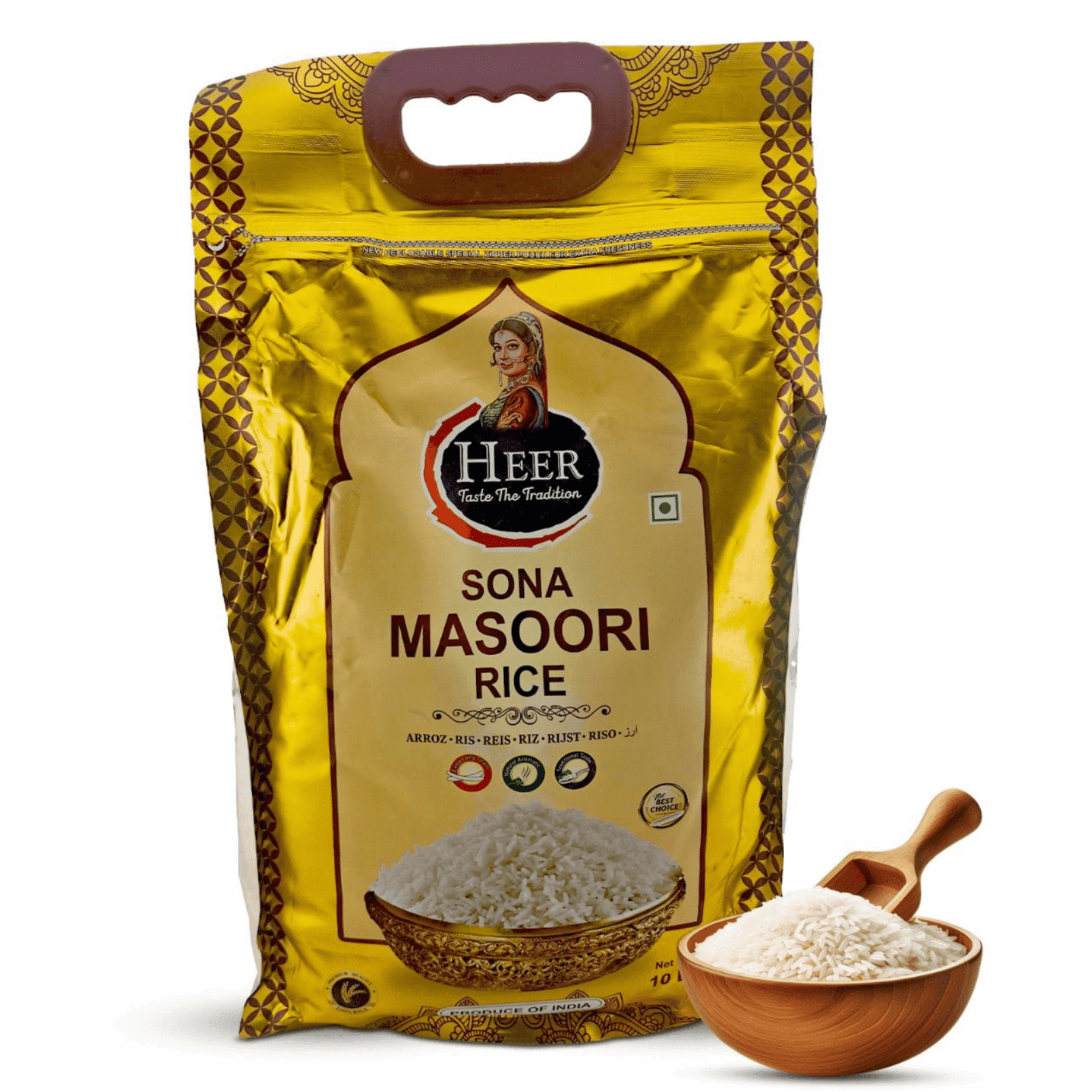 Click here for Heer Sona Masoori Rice  10 Lbs 10 Lbs prices