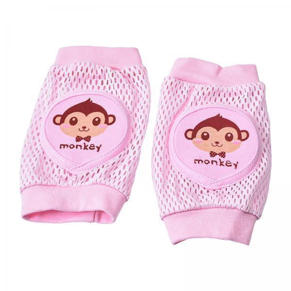 2x Rodilleras de bebé de dibujos animados, almohadillas protectoras ...