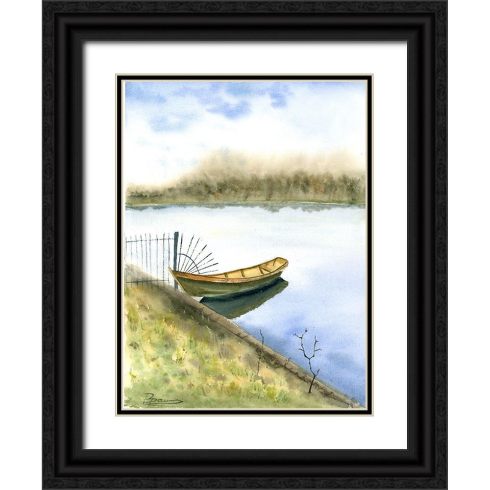 Shefranov, Olga 11x14 Black Ornate Wood Framed with Double Matting ...