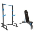 Fuel Pureformance Deluxe Power Cage with Adjustable FID Bench for Home ...