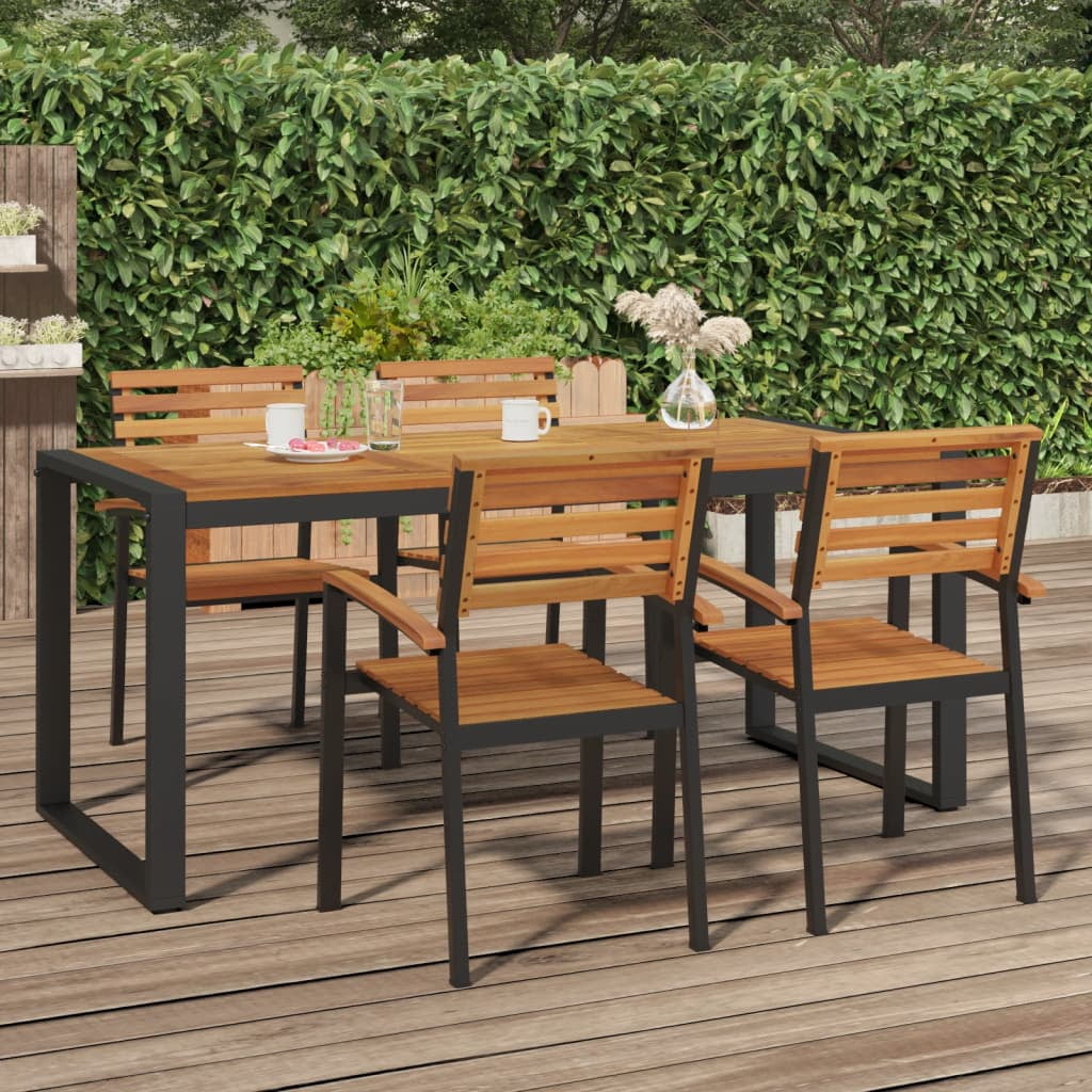 Click here for Vidaxl Garden Table With U-Shaped Legs 180x90x75 C... prices