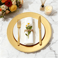 Gold Charging 13 Inch Plate Chargers for Dinner Plates, 6-Piece Set ...