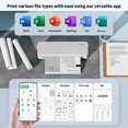 Portable Printers Wireless for Travel, Support 8.5" X 11" US Letter ...