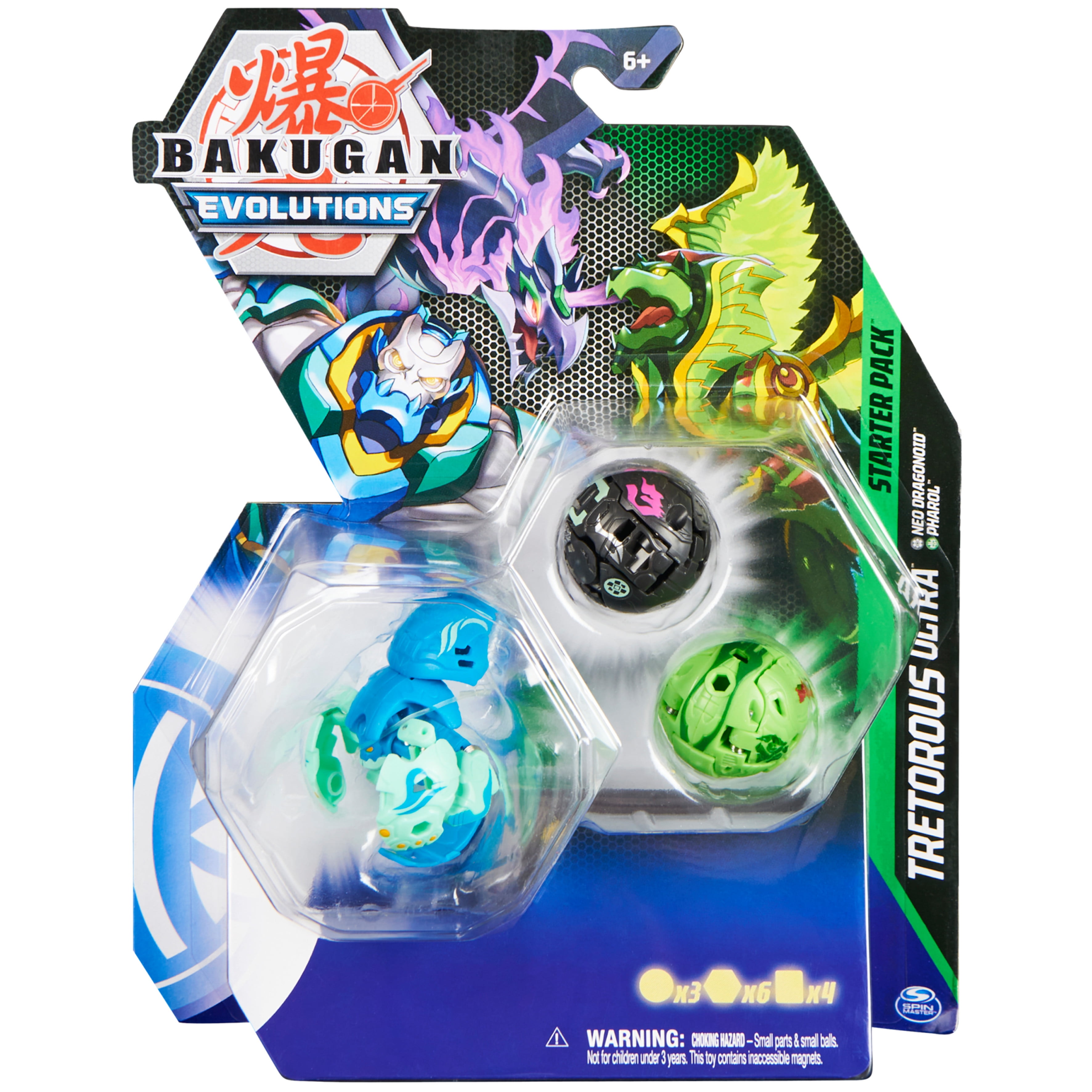 Bakugan Evolutions Starter Pack 3-Pack, Tretorous Ultra - Walmart.com
