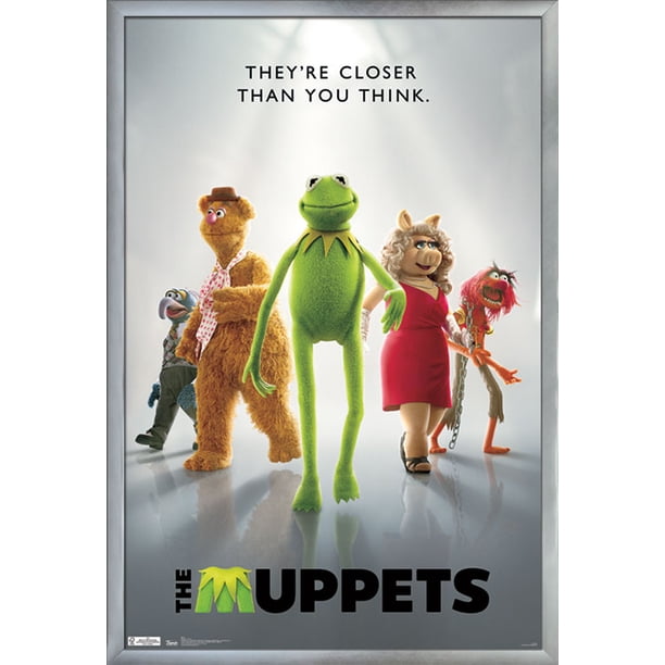 Disney The Muppets - Group Wall Poster, 22.375" x 34", Framed - Walmart.com