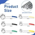 6 Pcs Portion Control Serving Spoons Set, Stainless Steel Measuring ...