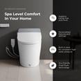 Ove Clarke Dual-Flush Hands-Free Smart Bidet Toilet with Built-in Tank ...
