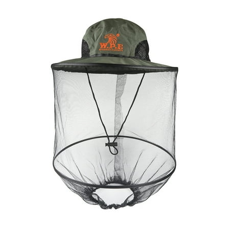 Mosquito Repellent Hat Beekeeping Mesh Fishing Bug Insects Neck Head ...