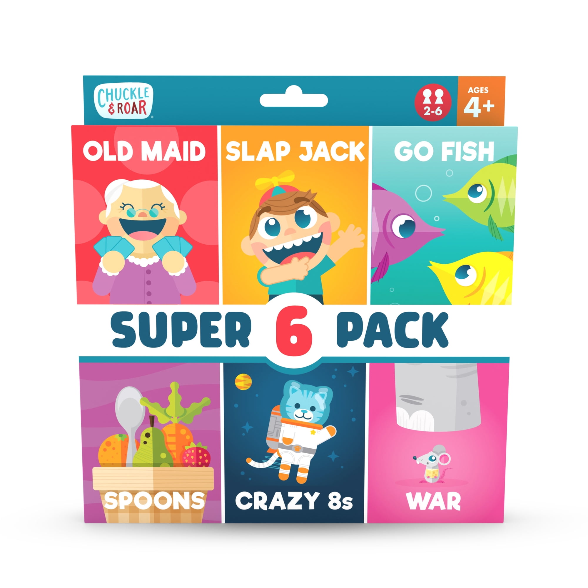 Click here for Chuckle & Roar Variety Pack Card Game 6-Pack Tray... prices