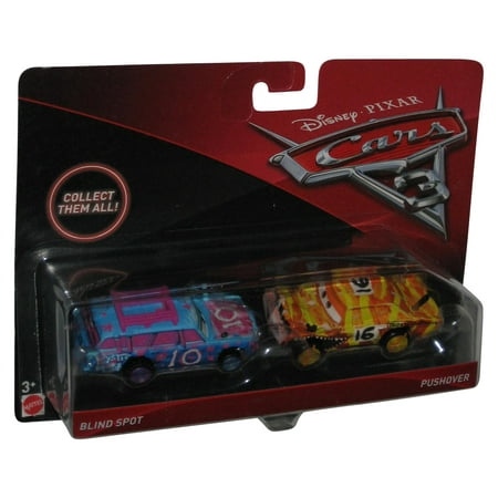 Disney Pixar Cars 3 Movie Blind Spot & Pushover Die Cast Toy Car Set 2 ...