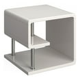 Free Shipping! Furniture of America Modern Glossy White Wood End Table ...