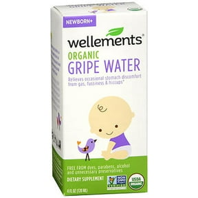 Wellements Organic Baby Gripe Water, Infant Gas Drop Relief, Newborn ...