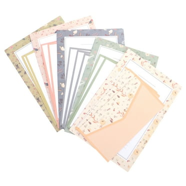 90 Piece Vintage Letter Writing Paper Set (60 Floral Stationery and 30 ...