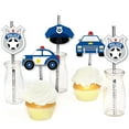 Big Dot of Happiness Calling All Units - Police - Paper Straw Decor ...