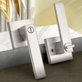4 Pack Brushed Nickel Privacy Interior Door Lever Handle Set for ...