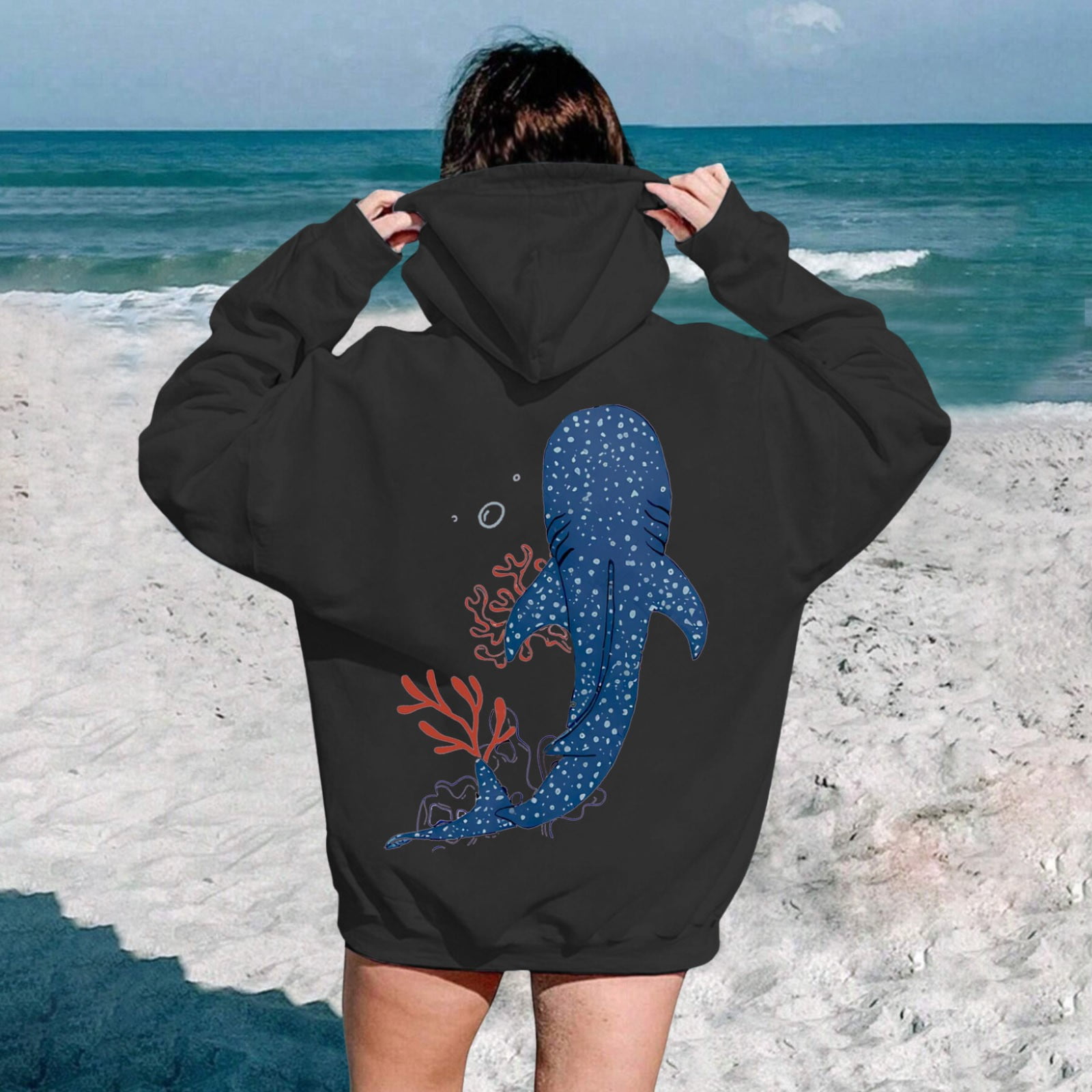 Click here for Tinz Hoodies For Women Word Graphic Sweatshirts Fo... prices