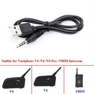 Vnetphone V6 Motorcycle Helmet Bluetooth Intercom Interphone Headset ...